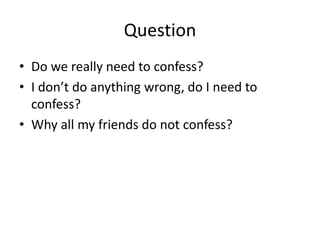 Repentance and Confession | PPTX | Christianity | Religion & Spirituality