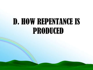 Repentance Lesson Four | PPTX