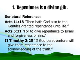 Repentance Lesson Four | PPTX