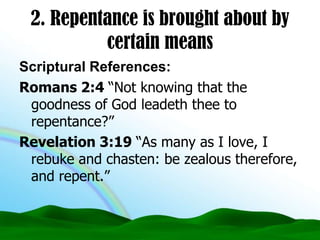 Repentance Lesson Four | PPTX