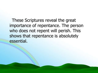 Repentance Lesson Four | PPTX