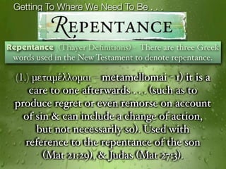 Repentance The Path To God | PDF