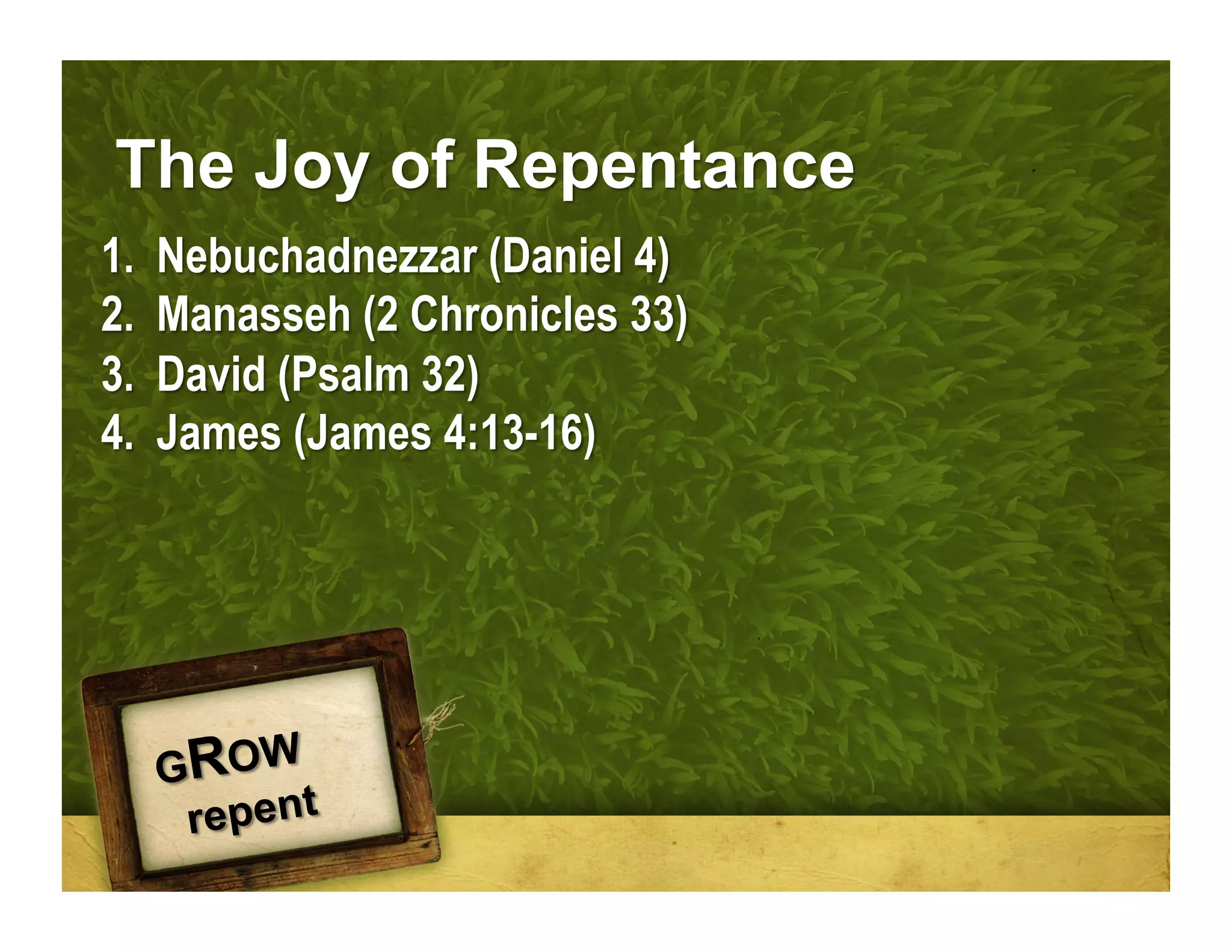 Repent sermon slides | PDF