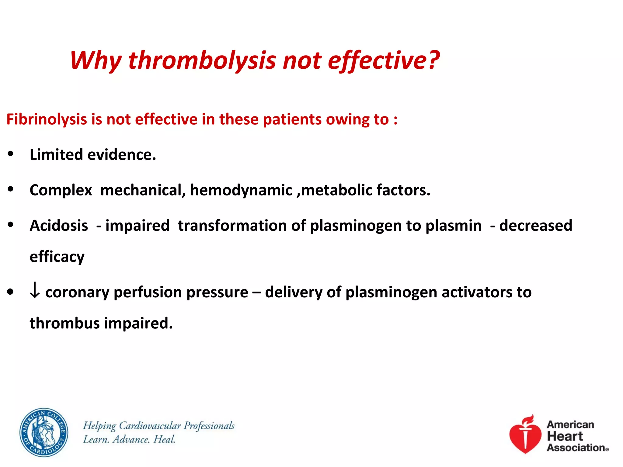 Reperfusion in cardiogenic shock | PPT