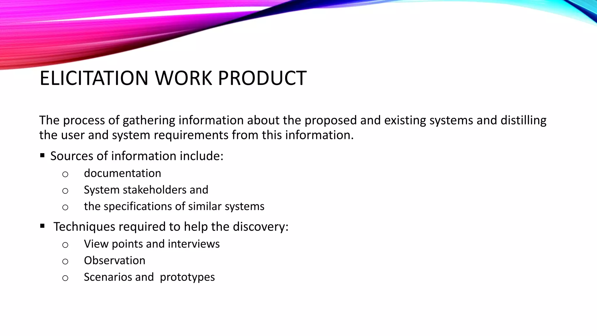 Requirement Engineering Processes & Eliciting Requirement | PPTX