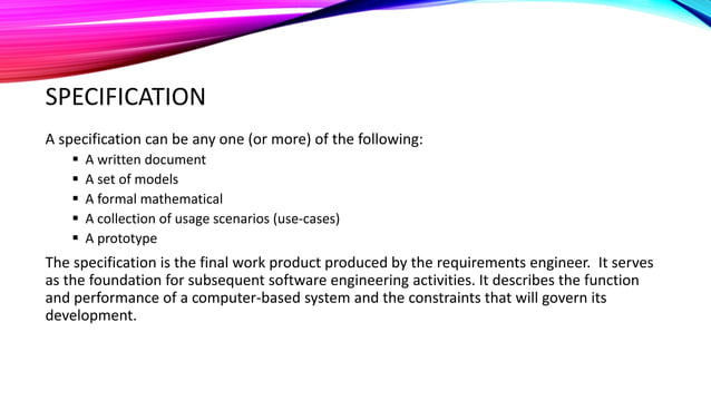 Requirement Engineering Processes & Eliciting Requirement | PPTX