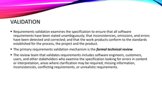 Requirement Engineering Processes & Eliciting Requirement | PPTX