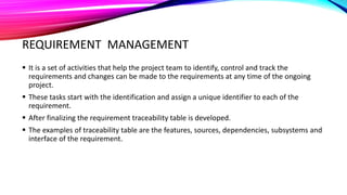 Requirement Engineering Processes & Eliciting Requirement | PPTX