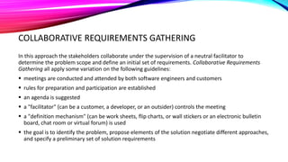 Requirement Engineering Processes & Eliciting Requirement | PPTX