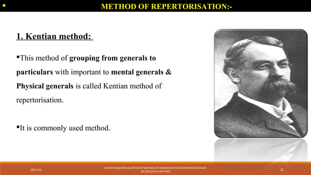 Repertorisation & different method of homoeopathic repertorisation ...