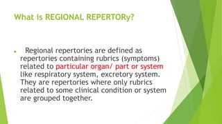 Repertory to the symptoms of rheumatism, sciatica | PPTX