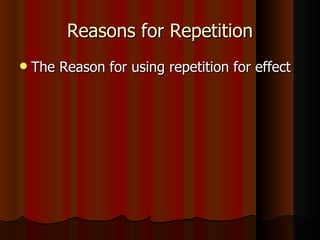 Repetion | PPT