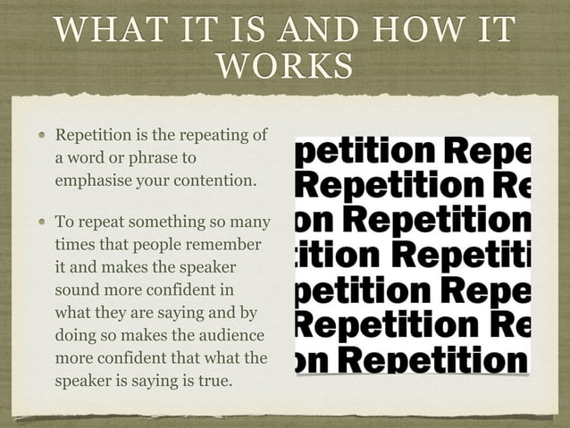 Repetition | PPT