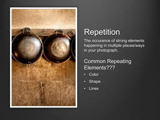 Repetition and texture | PPTX