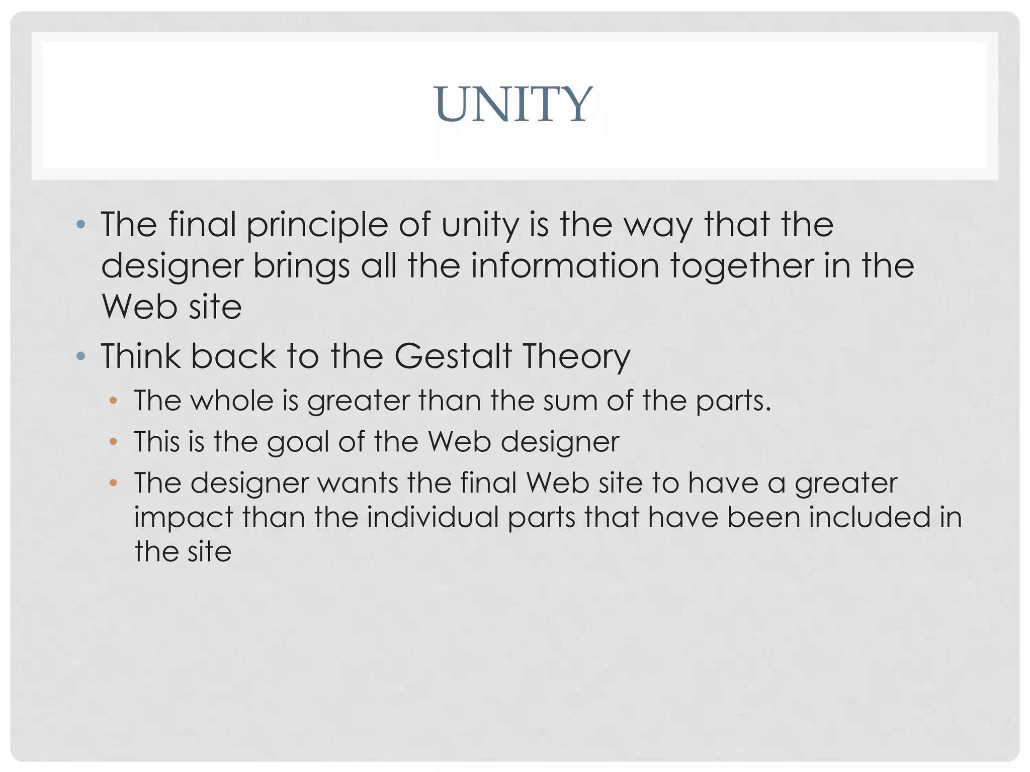 Repetition and Unity | PPTX