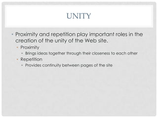 Repetition and Unity | PPTX