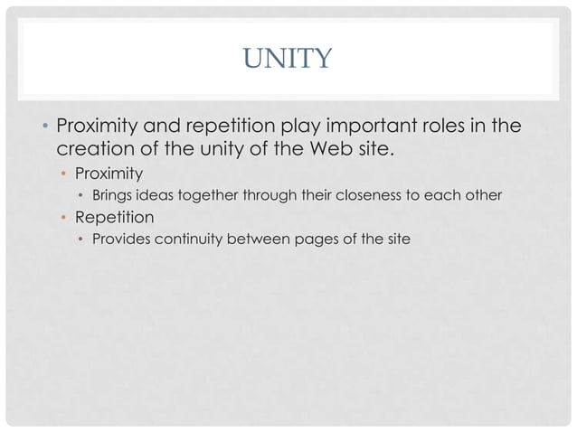 Repetition and Unity | PPTX