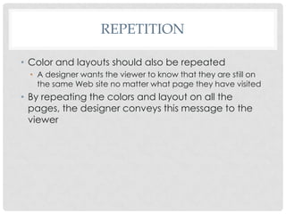Repetition and Unity | PPTX