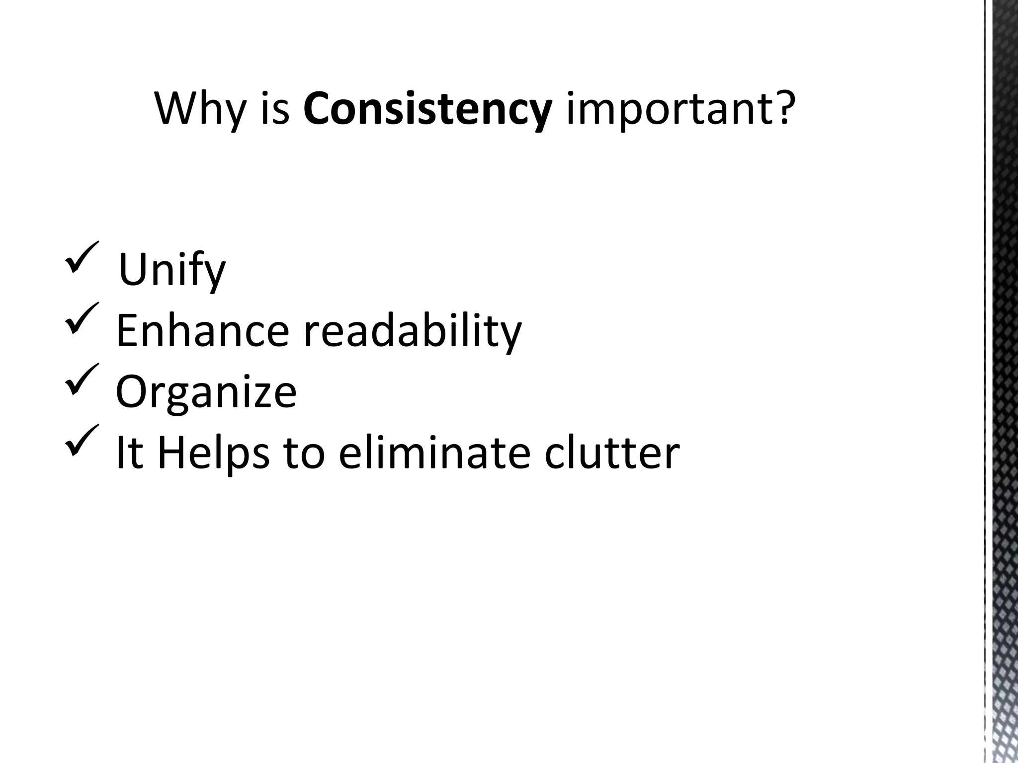 Repetition & Consistency | PPT