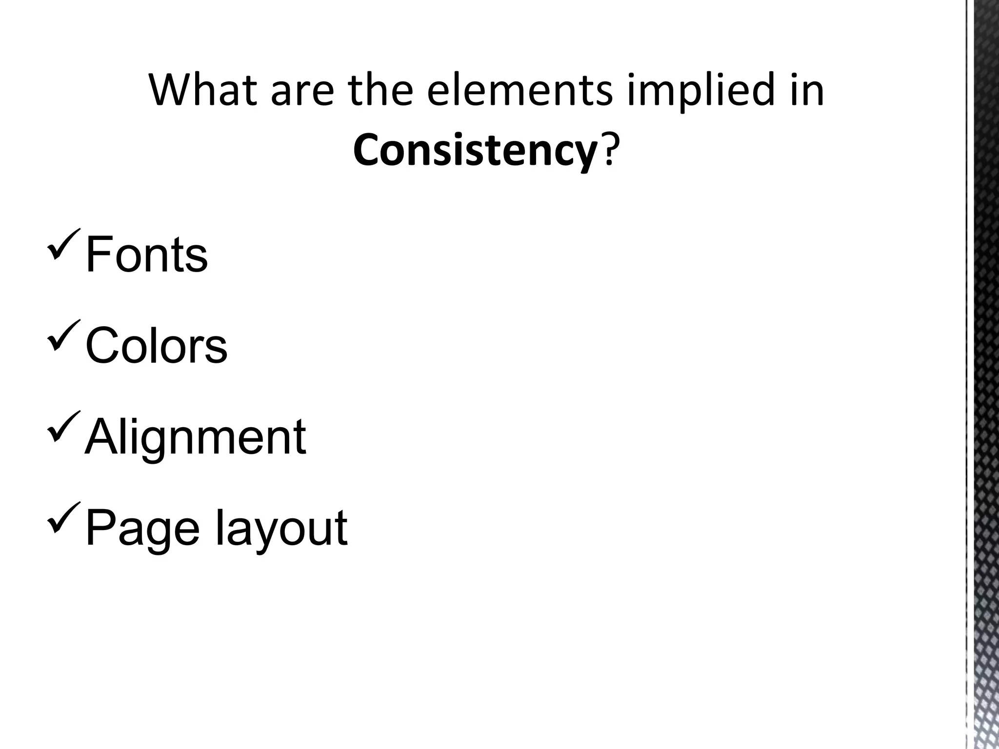 Repetition & Consistency | PPT