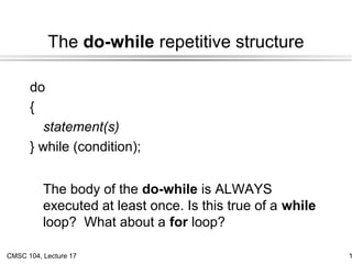 Repetition loop | PPT
