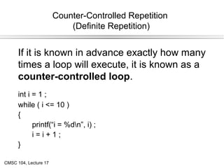 Repetition loop | PPT | Free Download