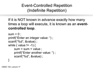 Repetition loop | PPT