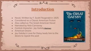 Repetition of the Past: F. Scott Fitzgerald and The Great Gatsby | PPT