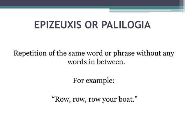 Repetition (tool in stylistic) | PPTX | Books and Literature