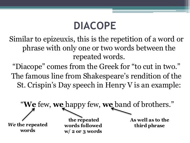 Repetition (tool in stylistic)