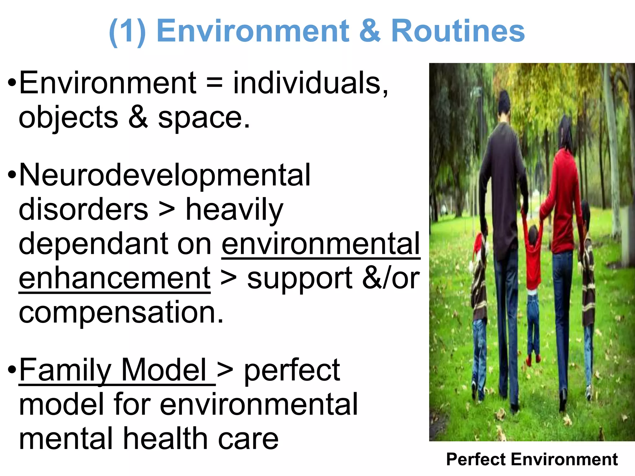Repetitive behaviour in autism: a neurobehavioural approach | PPTX