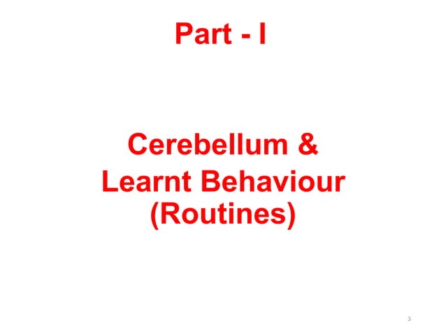 Repetitive behaviour in autism: a neurobehavioural approach | PPTX