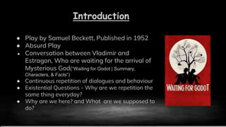 Use of Repetitive Dialogues to Raise Existential Questions in ‘Waiting ...