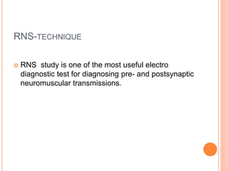 Repetitive Nerve Stimulation | PPTX