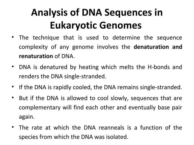 Repetitive sequences in the eukaryotic genome | PPT | Chemistry | Science
