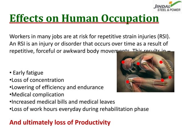 Repetitive stress injuries, prevention & management | PPTX
