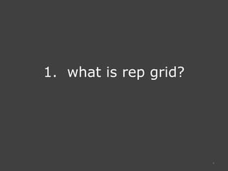 Repertory Grid: a missing UX technique? | PPTX | Computing | Technology ...