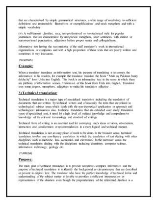 Forms of translation | PDF