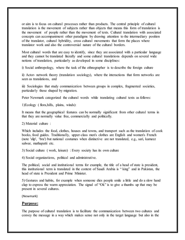 Forms of translation | PDF