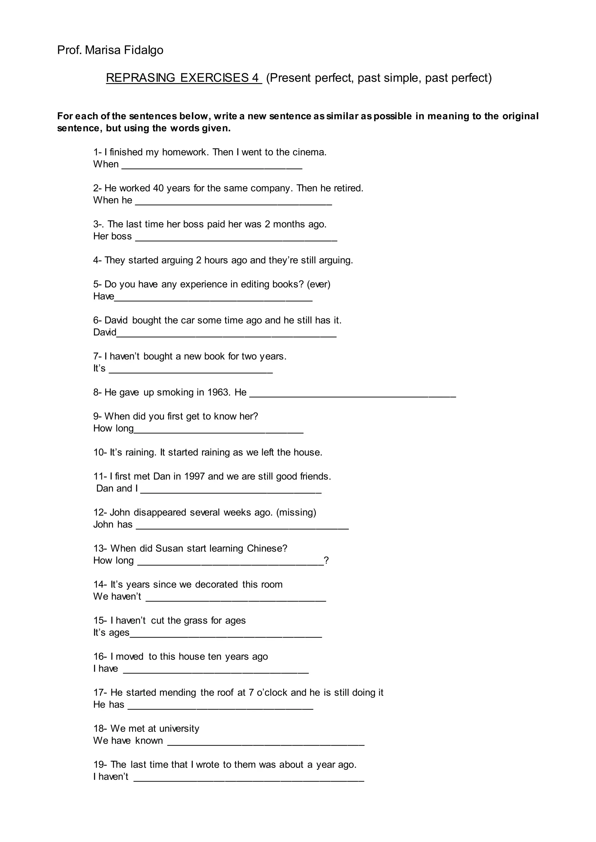 Rephrasing 4 present perfect past simple, past perfect.pdf