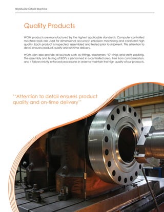 Replaceable Seat Seal Assembly - Worldwide Oilfield Machine | PDF ...