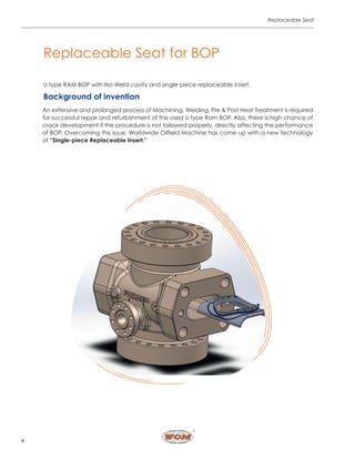 Replaceable Seat Seal Assembly - Worldwide Oilfield Machine | PDF