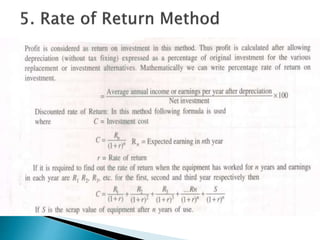 Replacement Analysis in Entrepreneurship | PPT