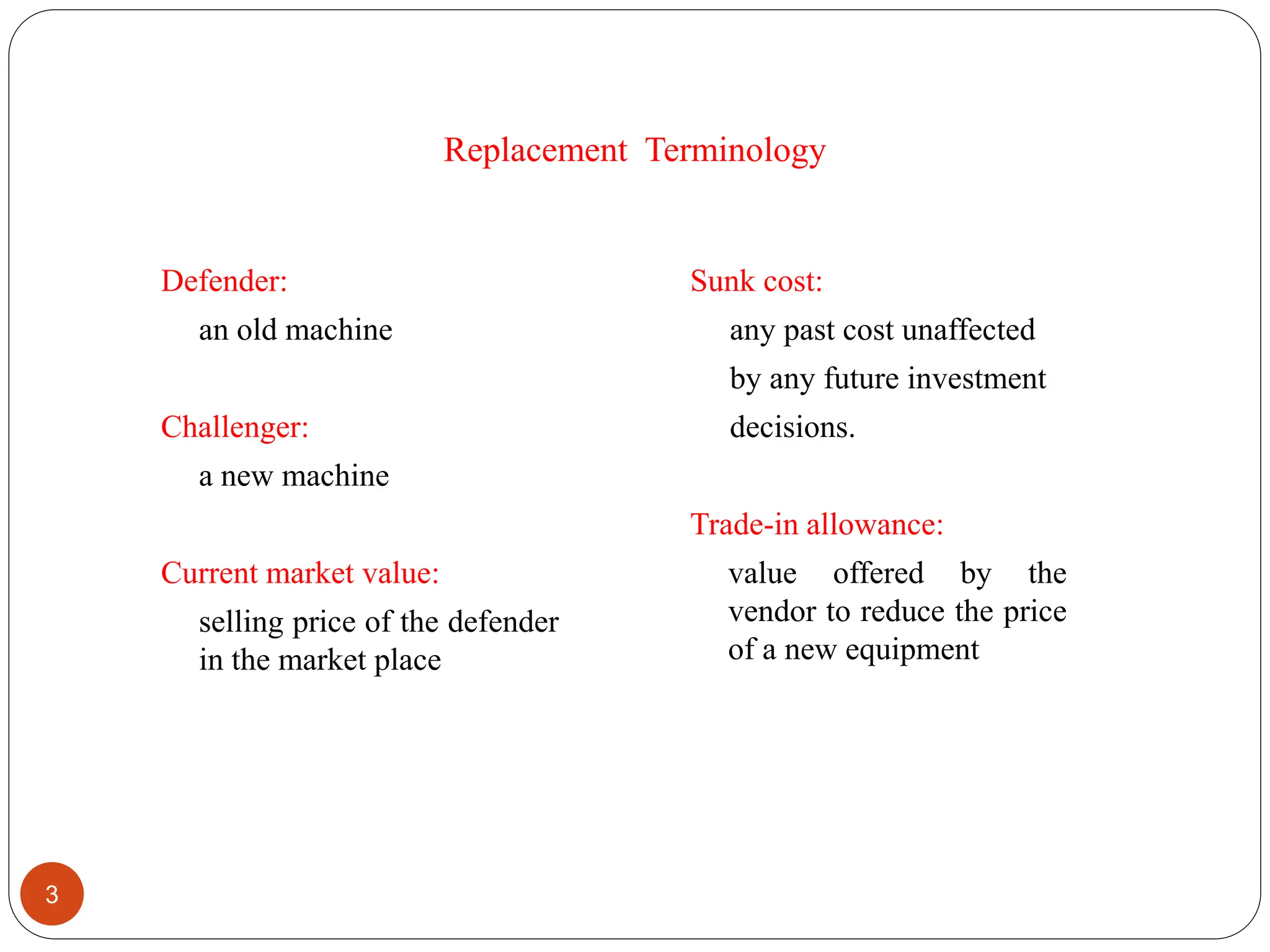 REPLACEMENT DECISIONS.ppt