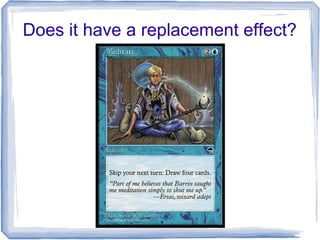 Replacement effects | PPT