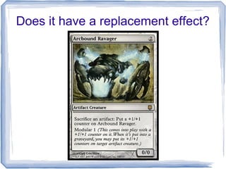 Replacement effects | PPT