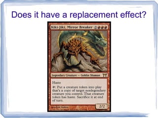 Replacement effects | PPT