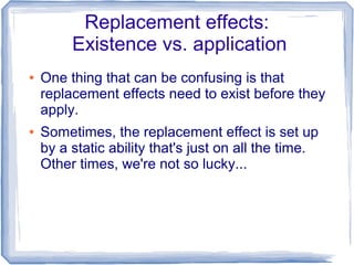 Replacement effects | PPT