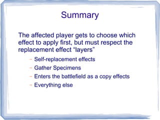 Replacement effects | PPT