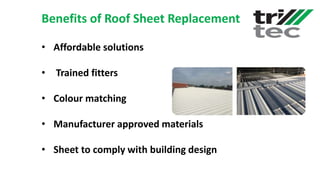 Replacement metal roofing sheet | PPT